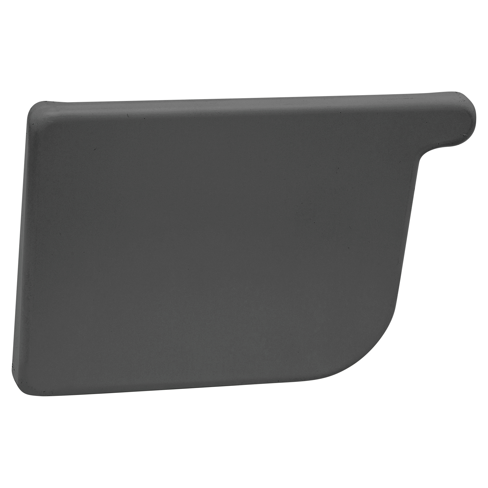 COLORBOND 115mm LH Quad Gutter Stop End - Monument - Bunnings Australia