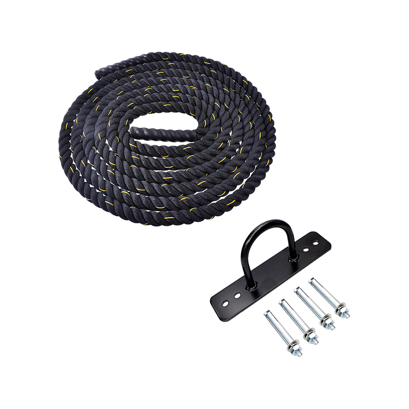 18m Heavy Duty Gym Battle Rope 38mm - Bunnings Australia