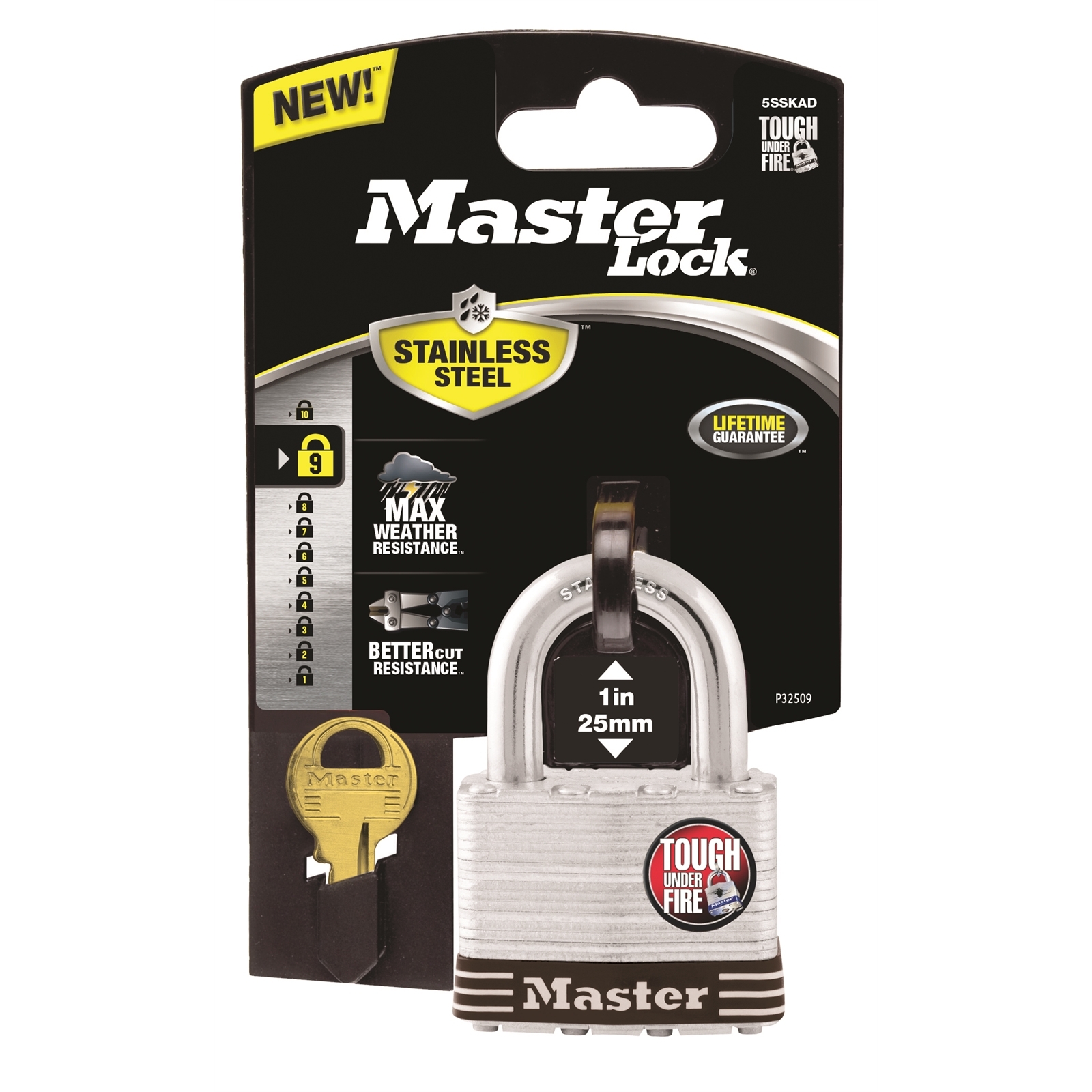 Master Lock 51mm Laminated Stainless Steel Padlock - Bunnings New Zealand
