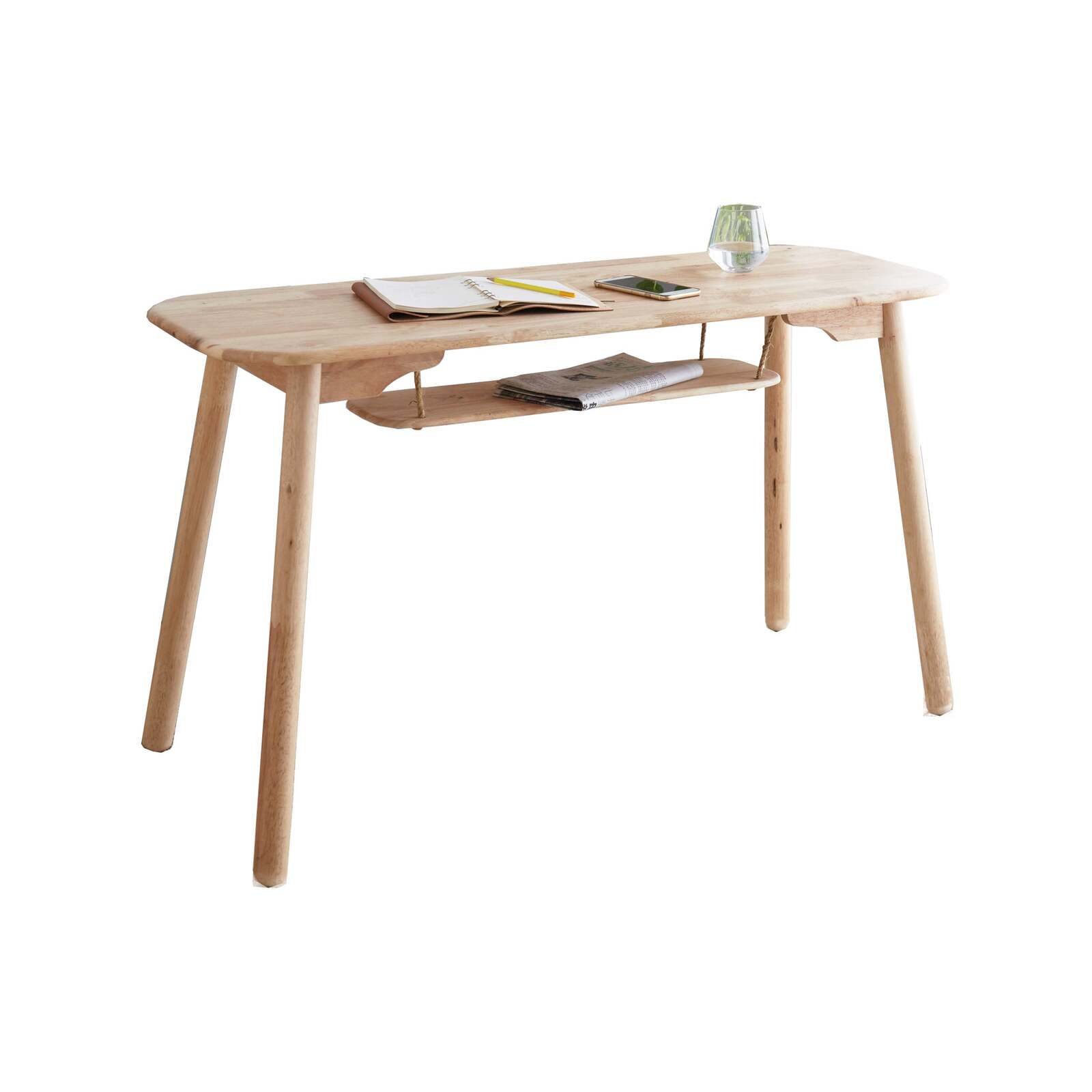 Natural Signature 1200mm Raw Natural Paddle Tall Narrow Table ...