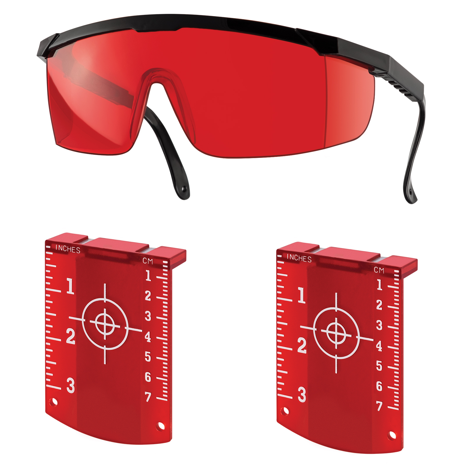 Lasertec Red Laser Targets And Glasses Combo Pack - Bunnings Australia