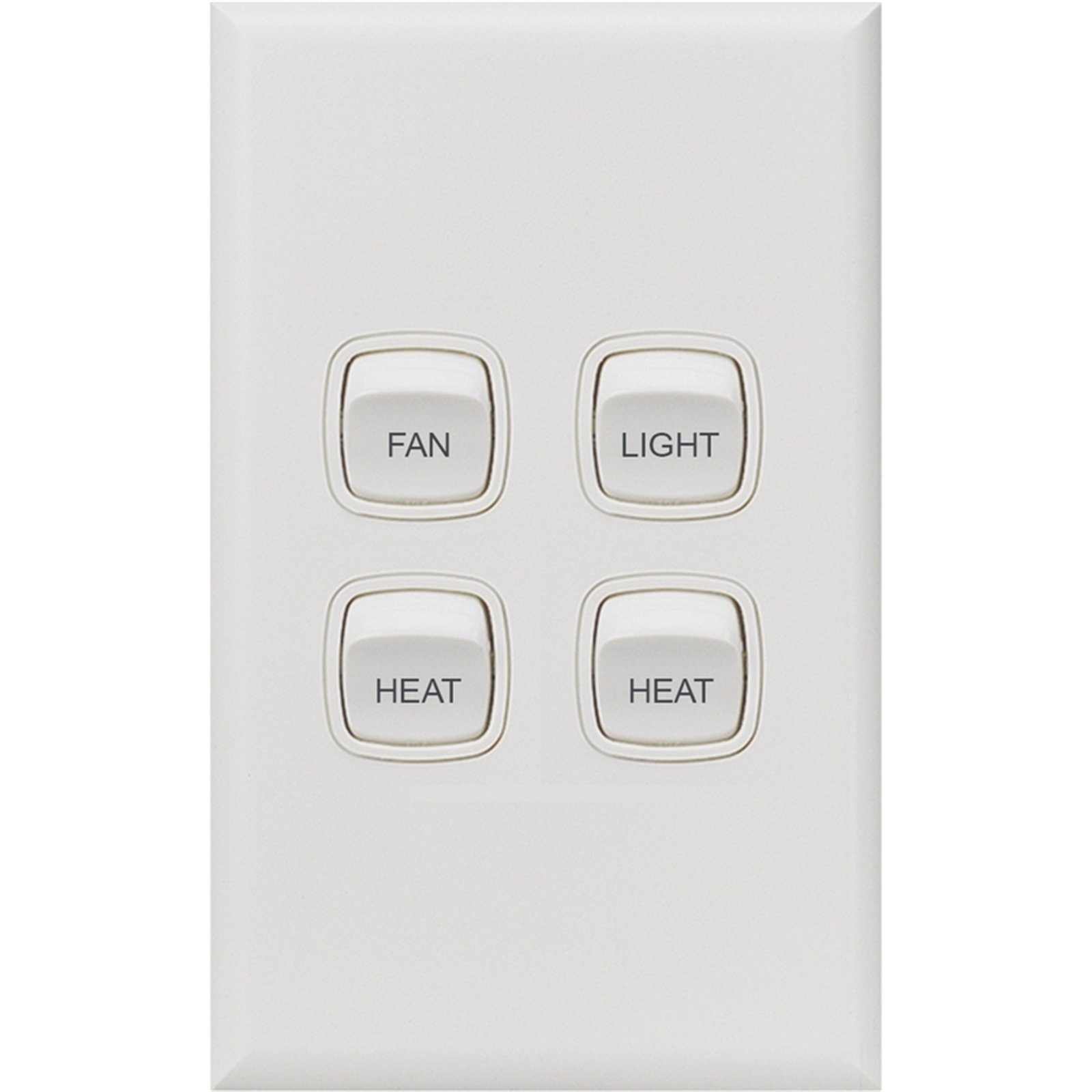 HPM Fan Light Heat x 2 4 Function Switch - Bunnings Australia