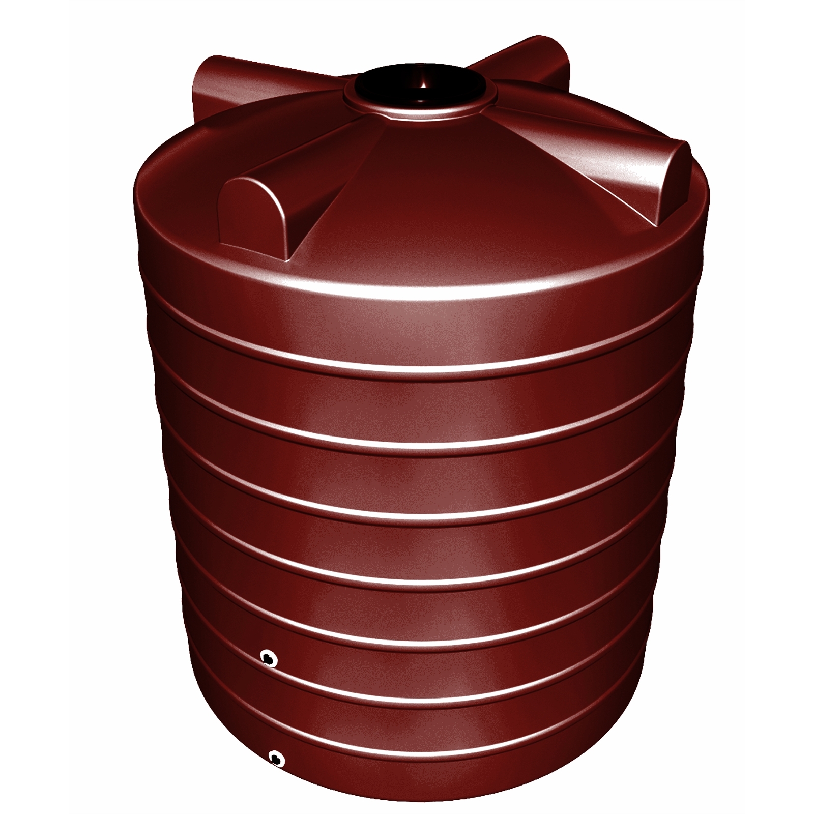 NextGenRoto 3200L Polyethylene Round Water Tank - Heritage Red ...