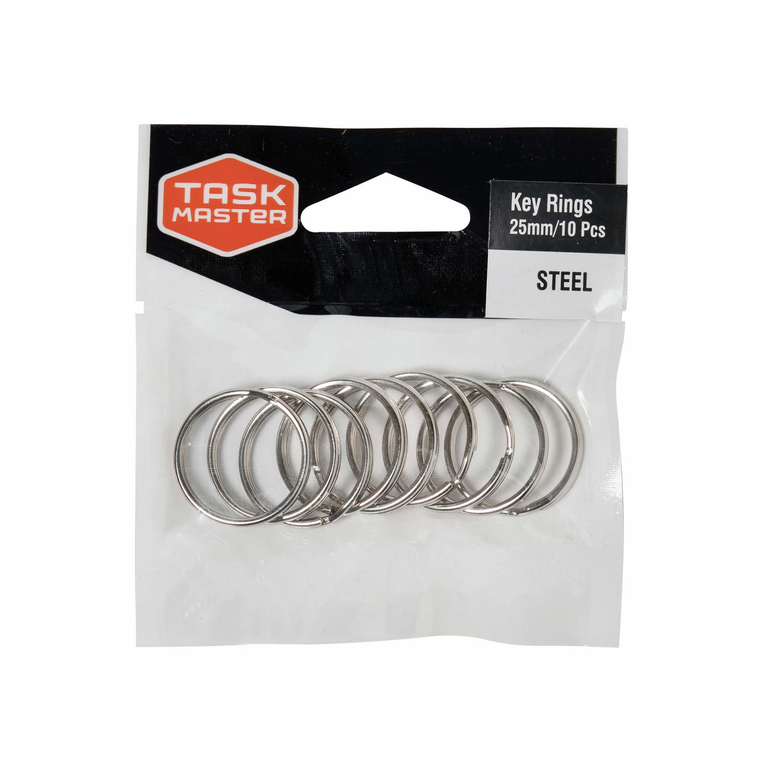 Taskmaster 25mm Key Ring - 10 Pack - Bunnings Australia