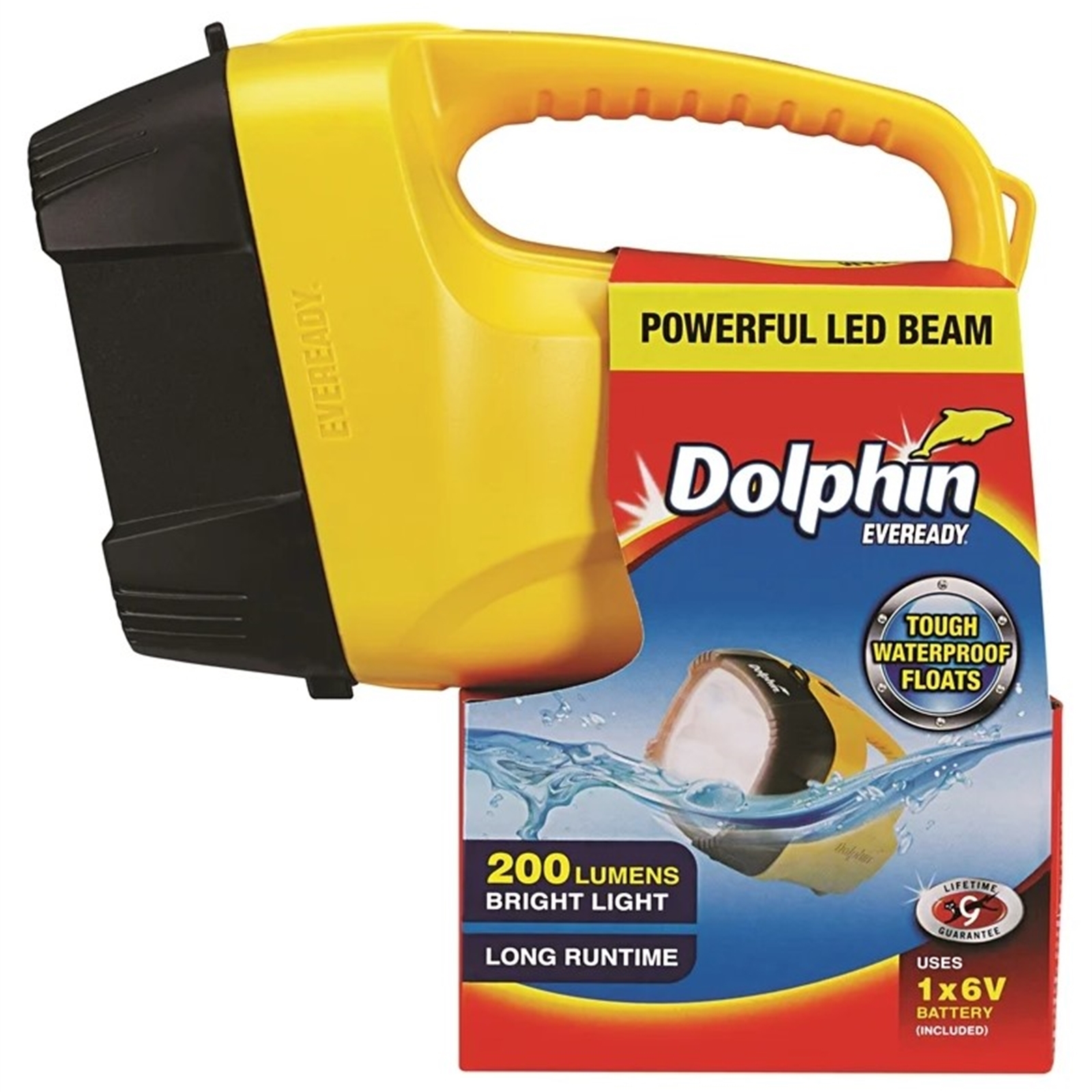 Eveready 235 Lumen Dolphin Lantern With 6V Battery - Bunnings Australia
